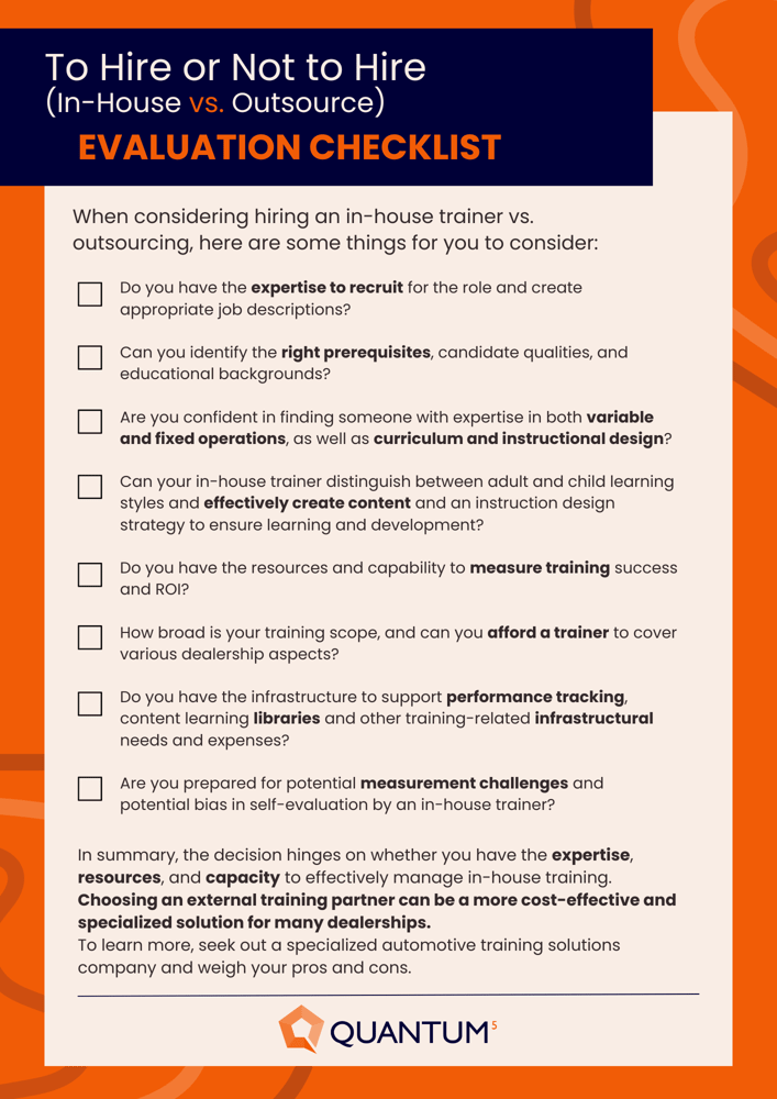 Making the Right Choice: In-House Trainer vs. External Training Partner